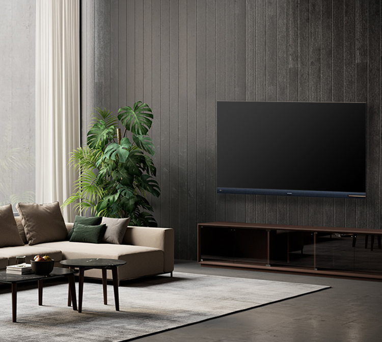 创维65英寸 65H90 4K超画质芯片 超薄全面屏 天目摄像头 2+64G AI声控智慧屏