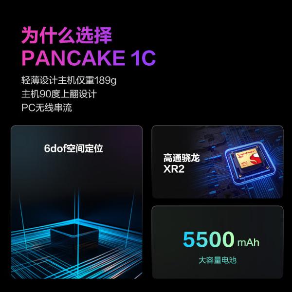 VR眼镜一体机PANCAKE 1C